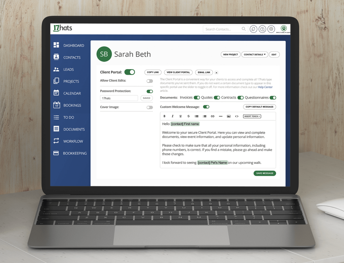 Custom Welcome Messages For Client Portals – 17hats Blog
